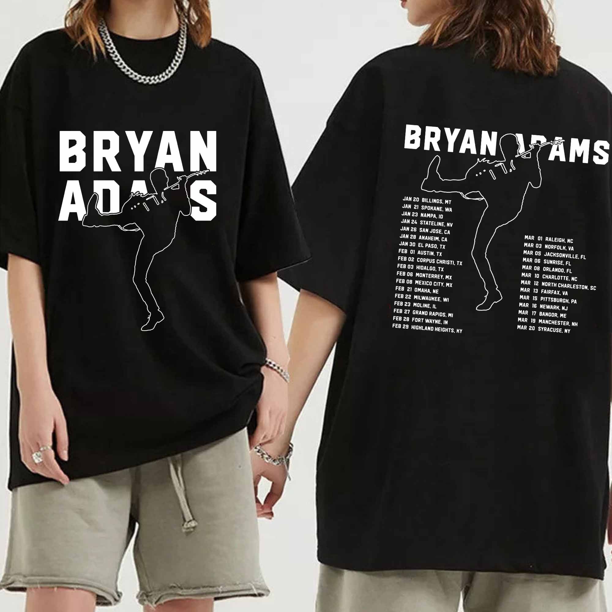 Bryan Adams Tour 2024 Shirt, So Happy Hurts 2024 Tour Shirt, Bryan ...
