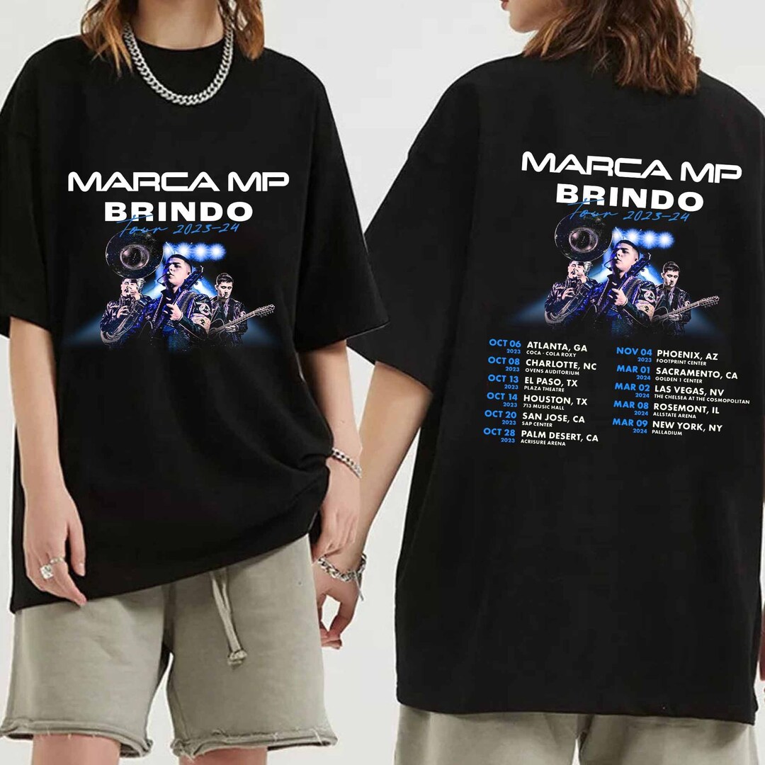 Marca MP Brindo Tour 2023 2024 Shirt Marca MP Band Fan Shirt - Etsy