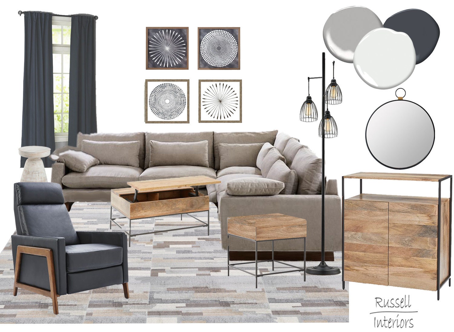 Interior Design Service/shop the Room/ Virtual Design/living Area ...