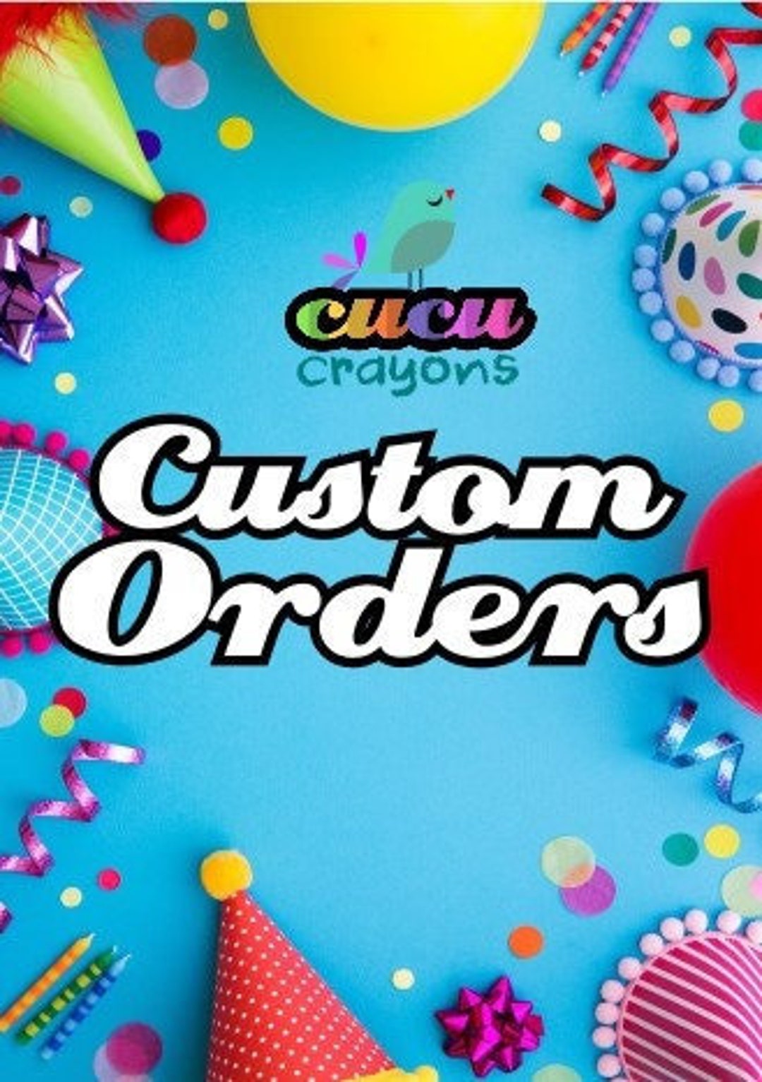 CUSTOM ORDER - for Specific Shapes, Party Themes or Special Designs! - Etsy