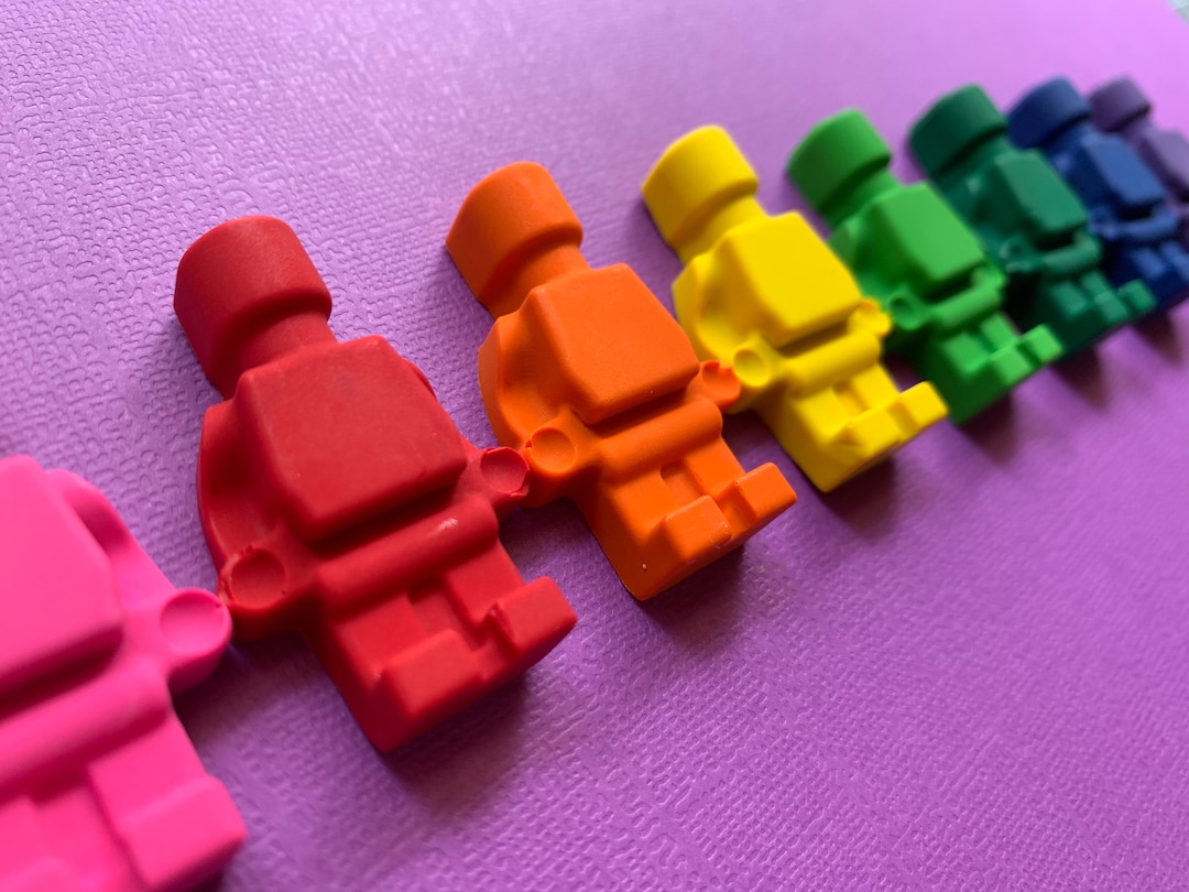 Robot Crayons 8 Pieces Set | Kids Birthday Gift | Gift | Kids Gift ...