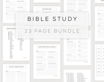 Prayer Journal Printable Bible Journaling Kit Christian - Etsy