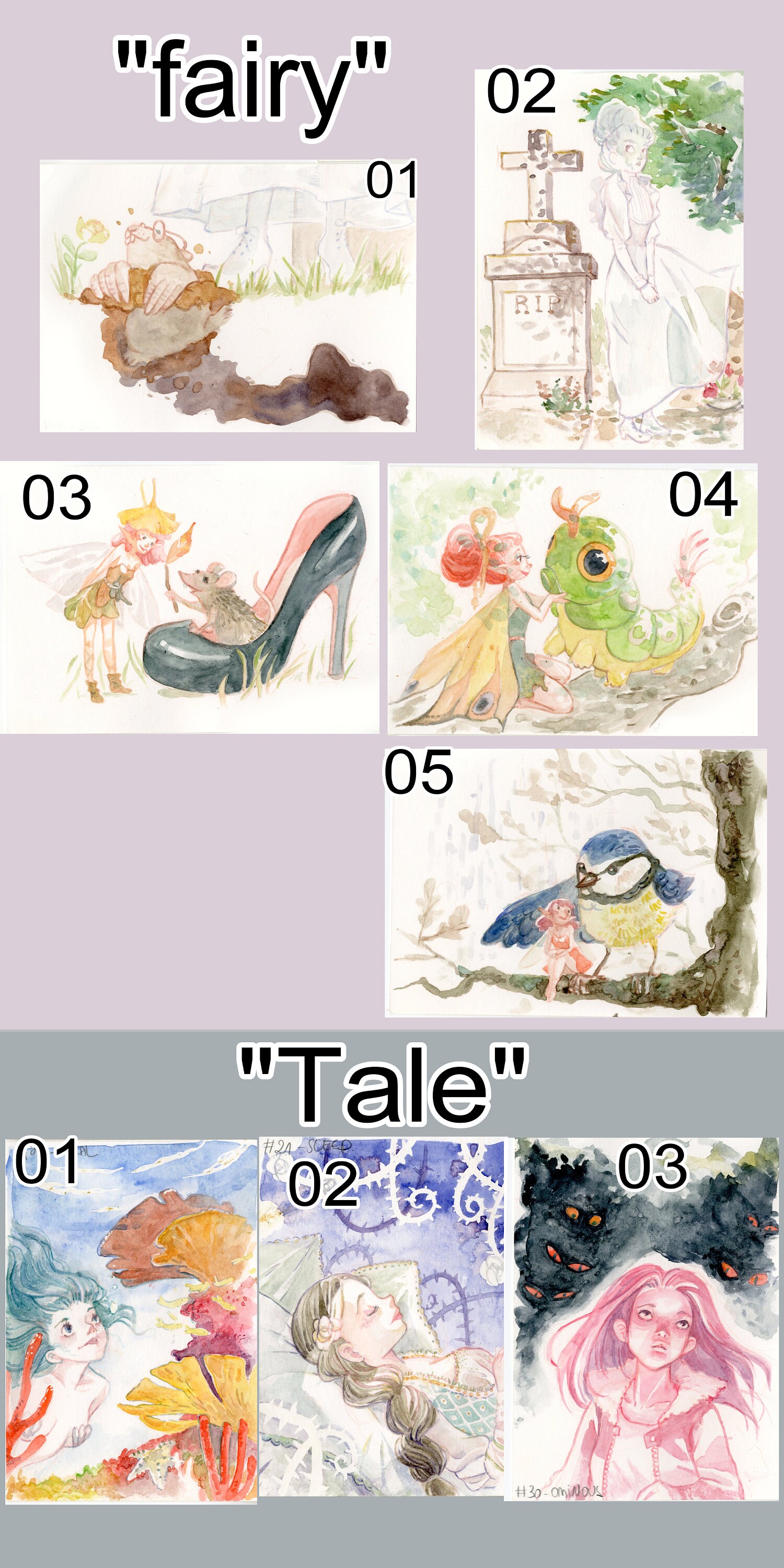 Mini Original Watercolor Fairy Tale - Etsy