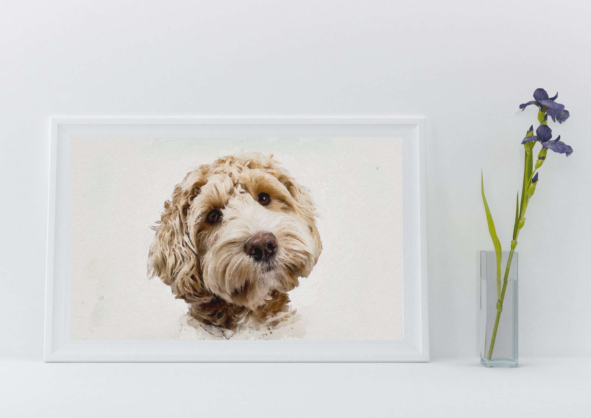Cockapoo Dog Wall Art Watercolour Print Dog Lover Gift Dog - Etsy