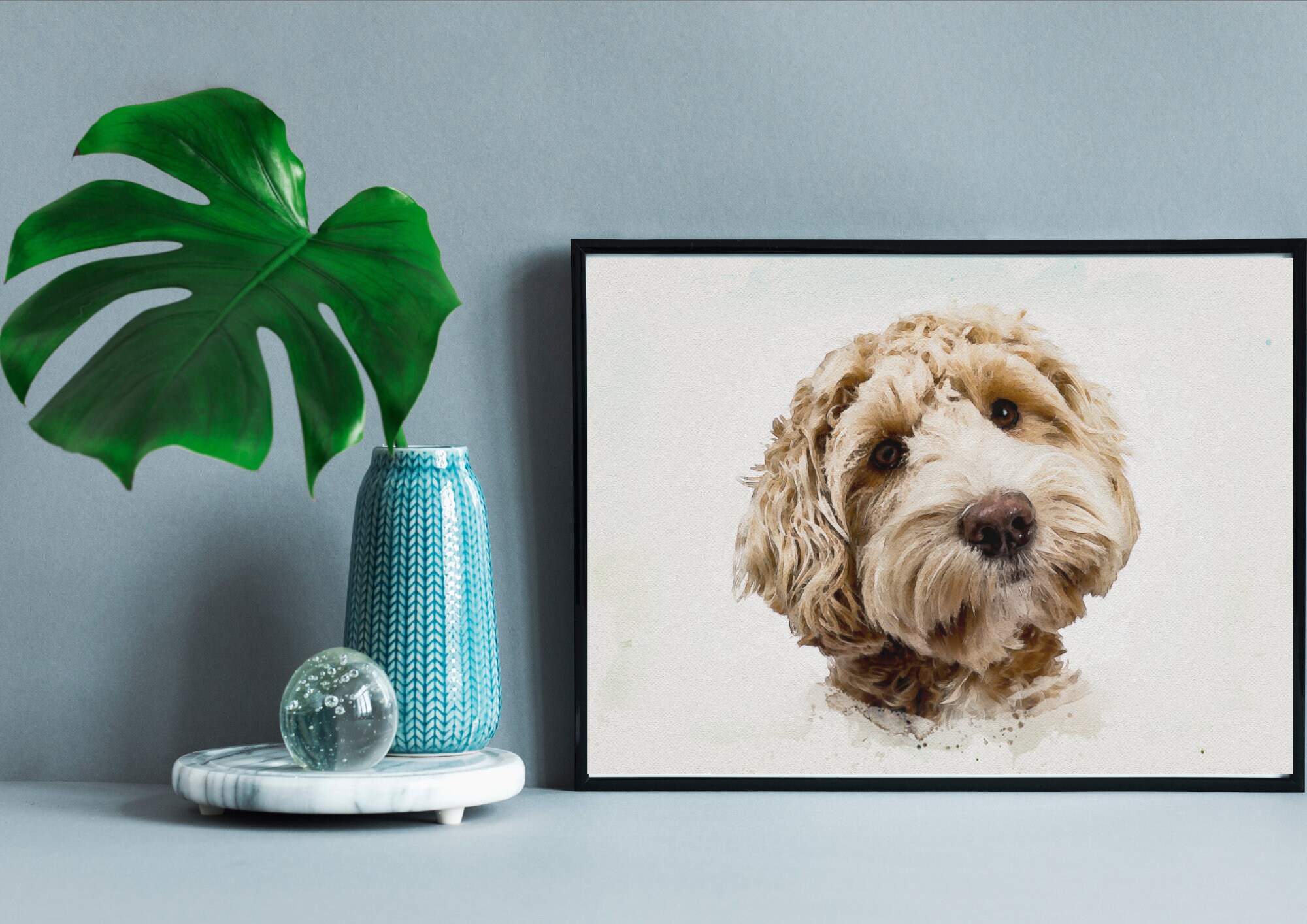 Cockapoo Dog Wall Art Watercolour Print Dog Lover Gift Dog - Etsy