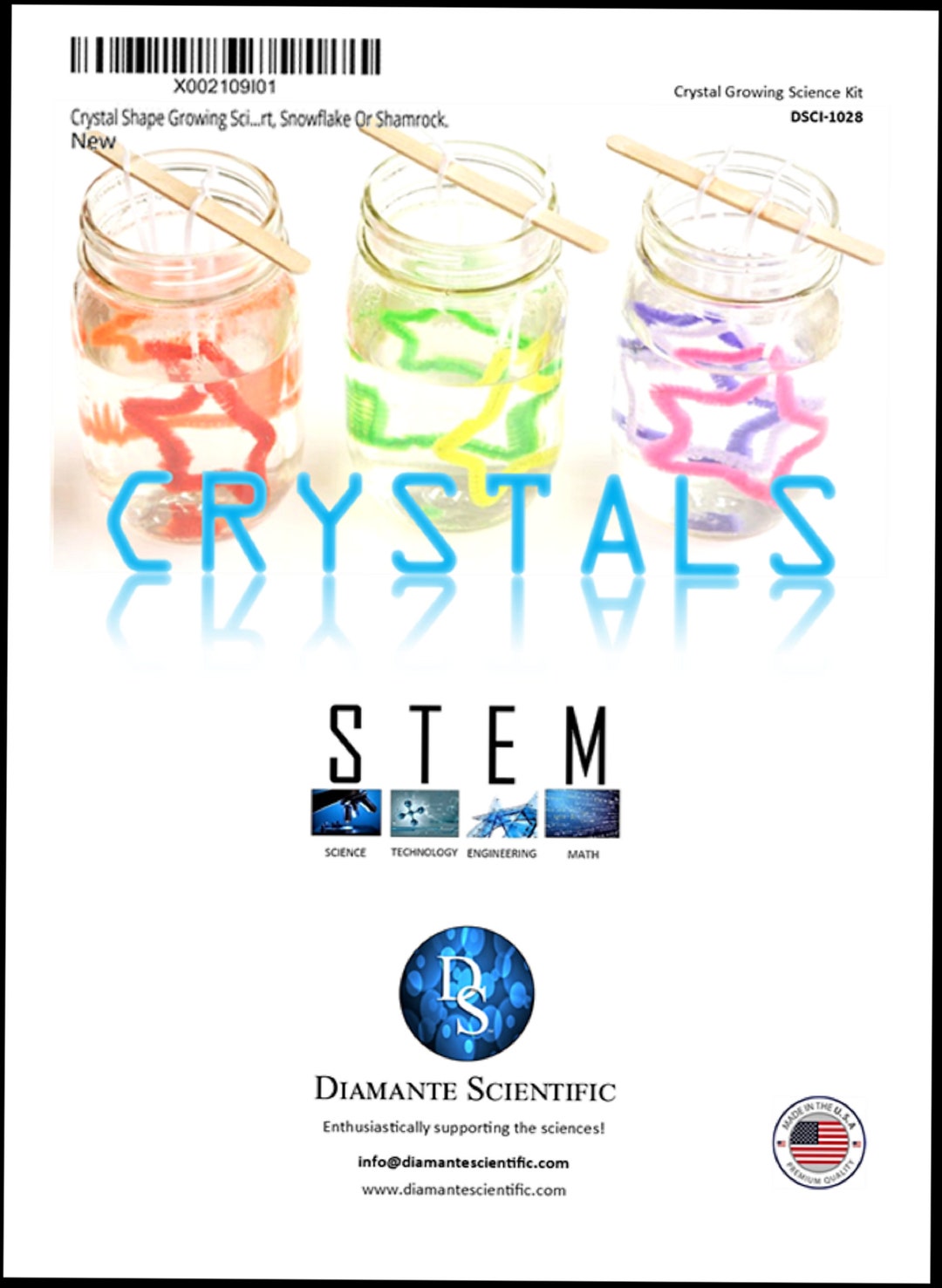 Crystal Shape Growing Science Kit - Etsy