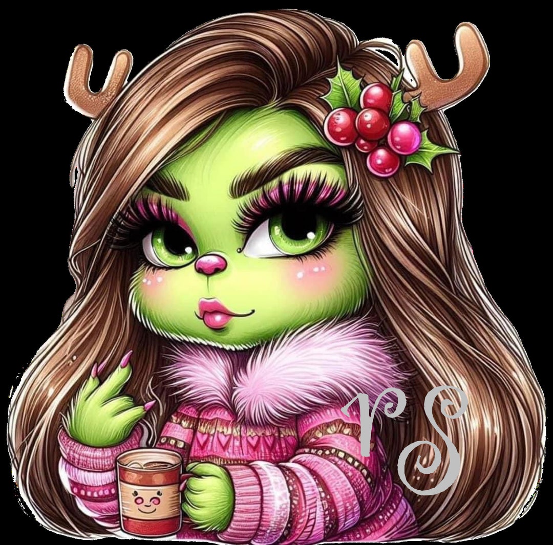 Christmas Grinch Girl - Etsy