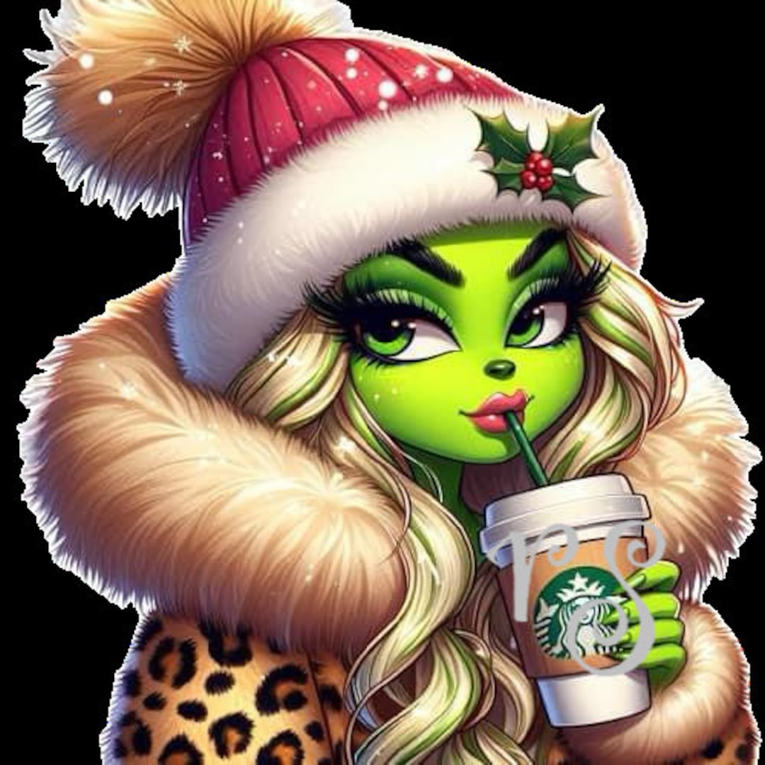 Grinch Girl Digital Download - Etsy