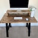 Bespoke Rustic Gaming Desk With A Frame Industrial Legs - Etsy UK