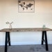 Bespoke Rustic Gaming Desk With A Frame Industrial Legs - Etsy UK