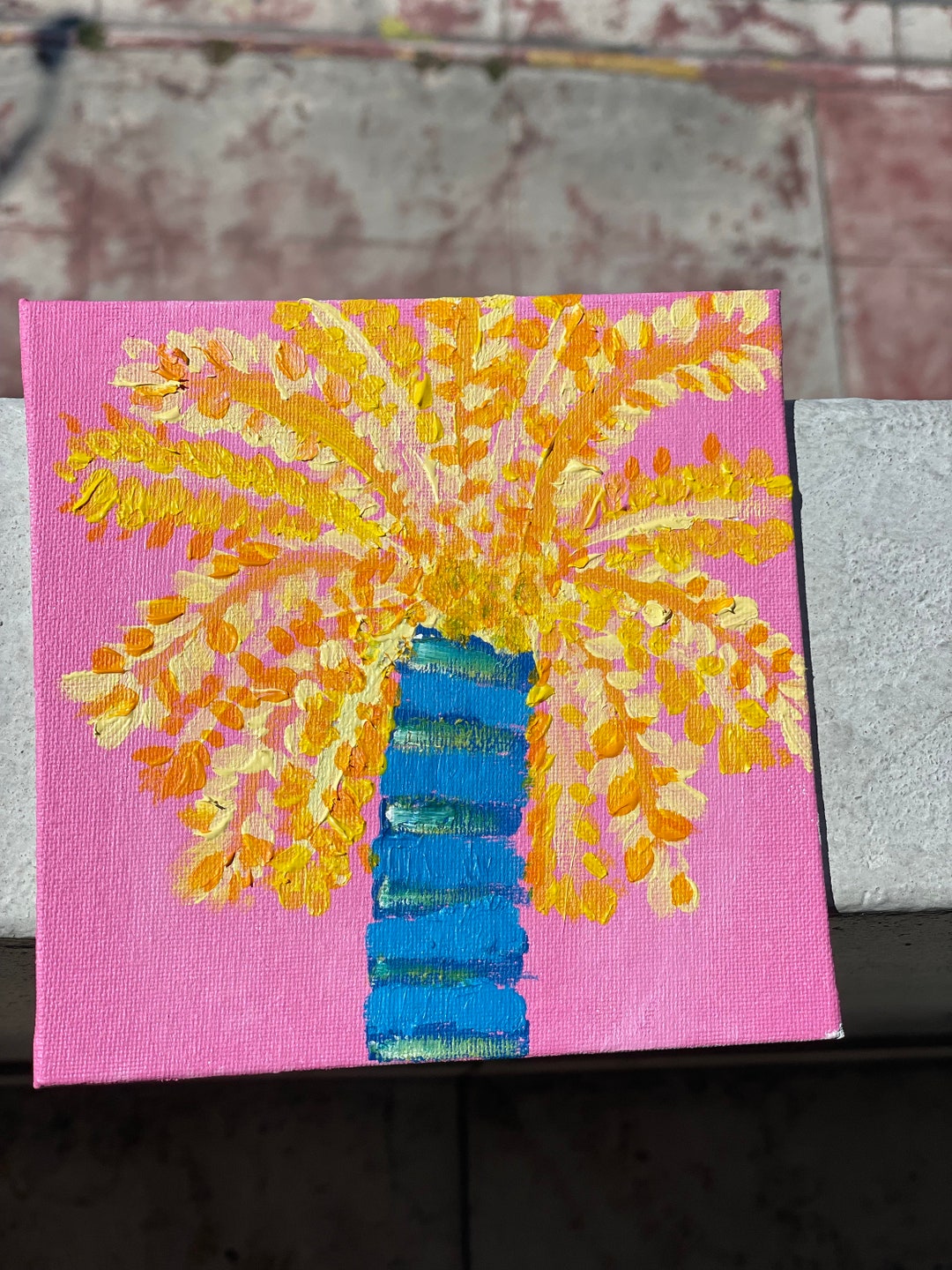 Happy Palm Tree - Etsy