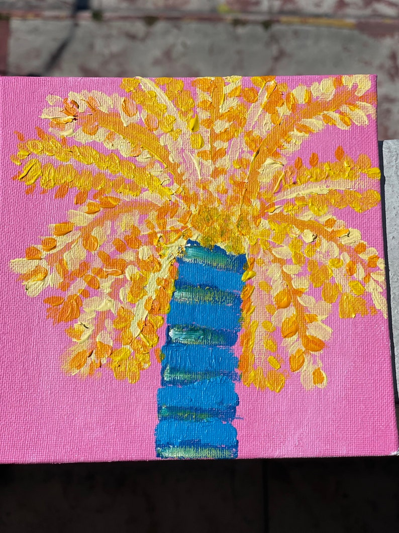 Happy Palm Tree - Etsy