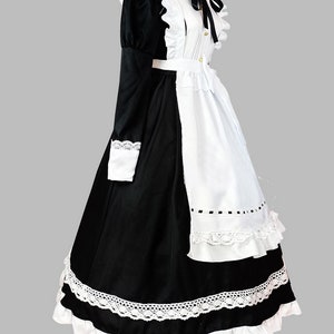 Traditional Maid Dress Long-sleeved Maid Dress Cute Dress - Etsy