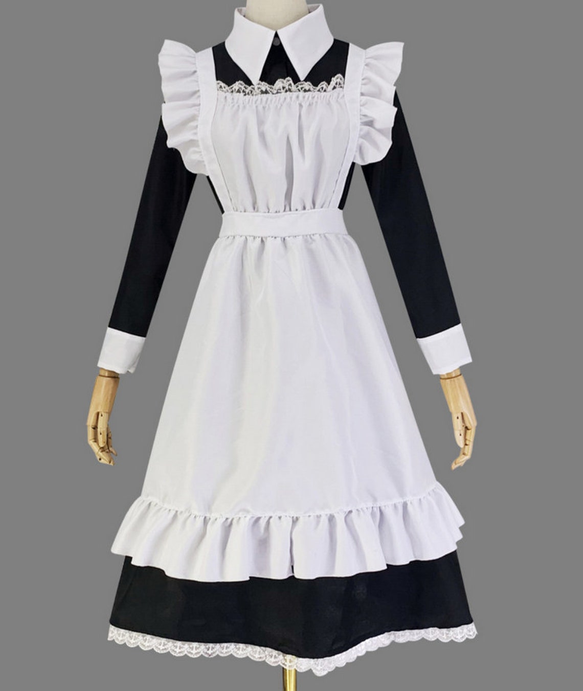 Traditional Maid Dress Long-sleeved Maid Dress Cute Dress - Etsy