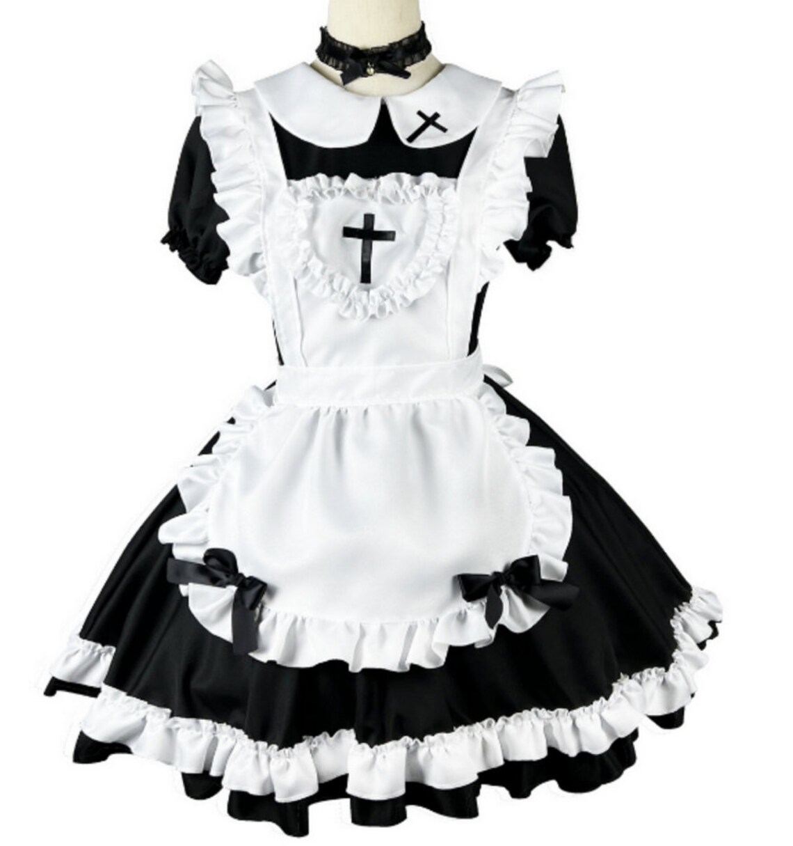 Japanese Classic Short Sleeved Maid Cute Japanese Maid Cosplay Etsy