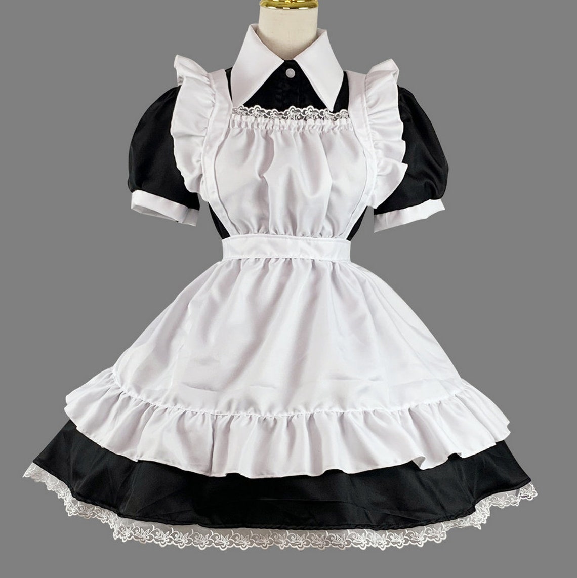 Maid Costume Cosplay Costume Maid Costume Plus Size Maid Etsy