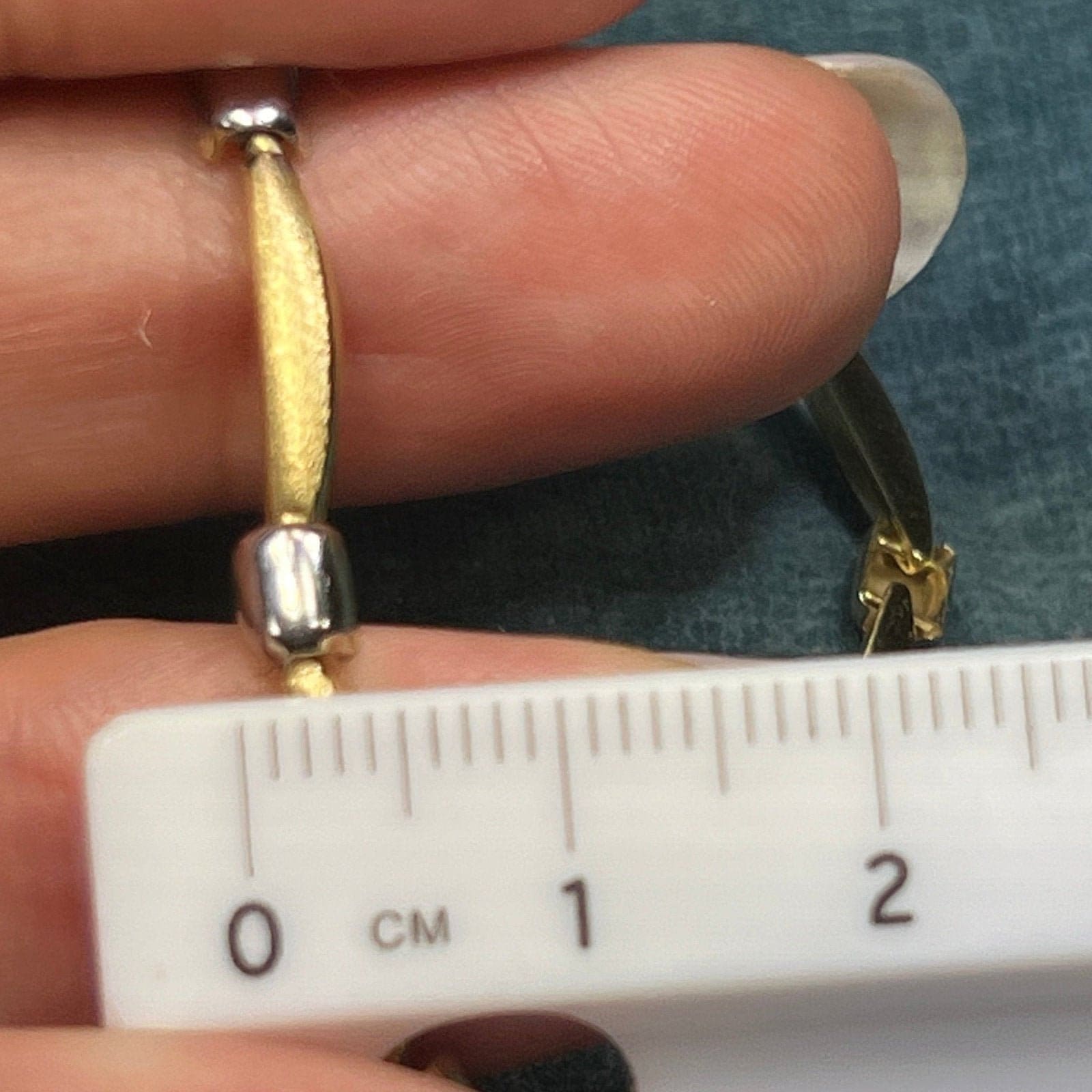 10k Yellow White Gold Graduated Collar Chain Necklace. 9.5g - Etsy