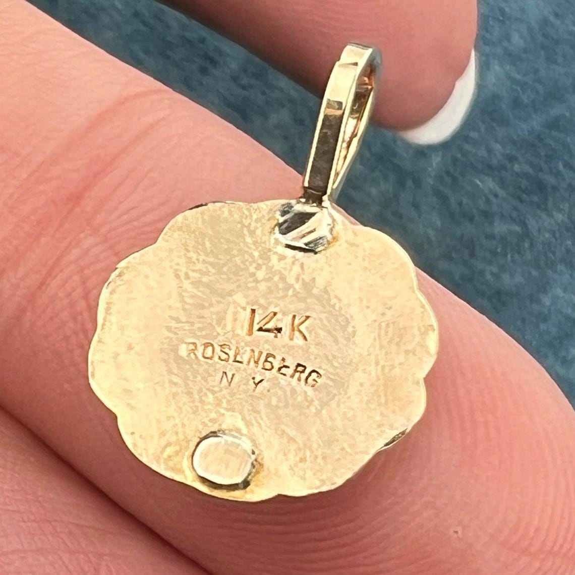 14k Gold Public School PS 40 "the Bronx" Insignia Pendant. Class of '22 ...