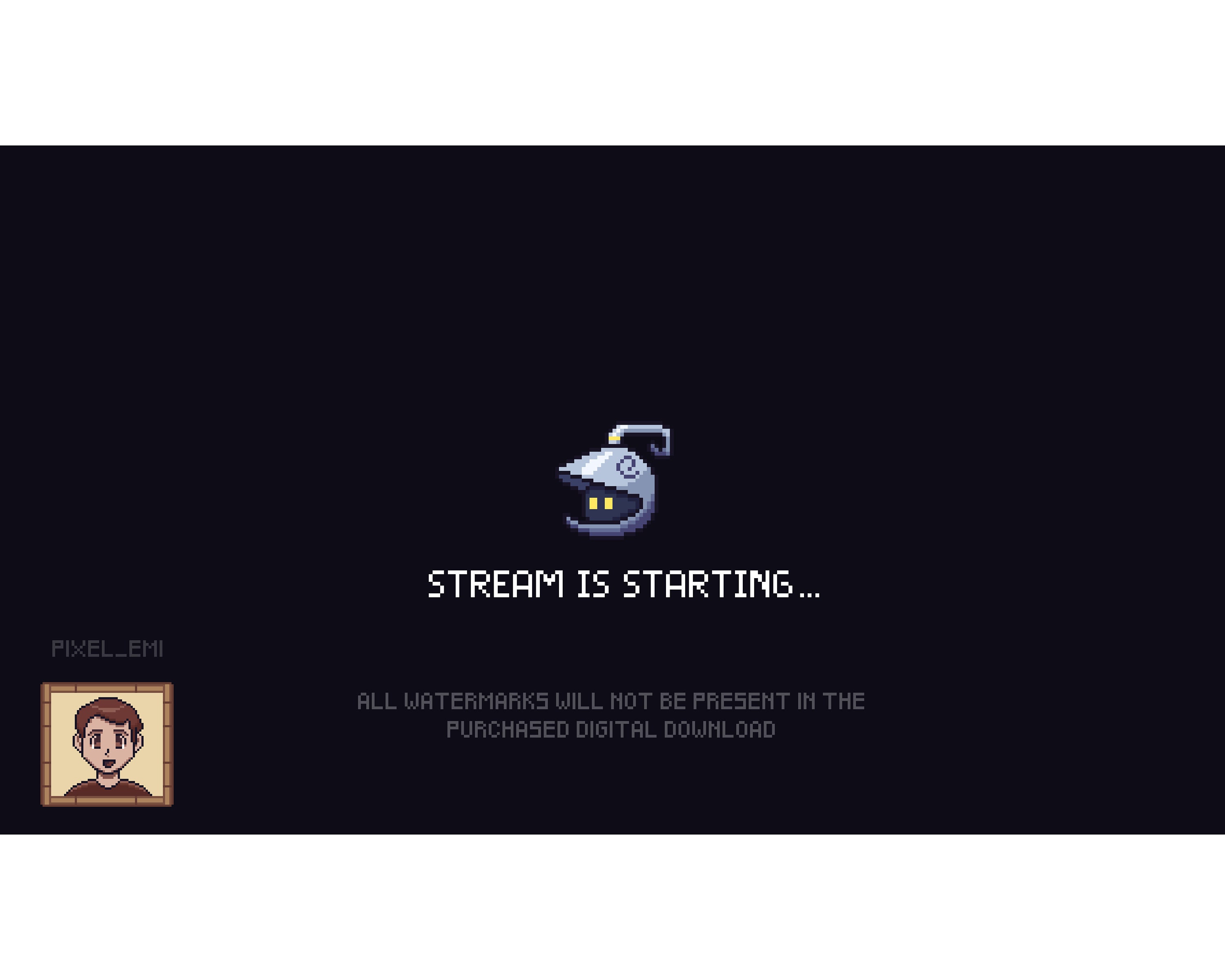 Animated Stream Scene for Twitch, Youtube , Pixel Art Loading Screen ...