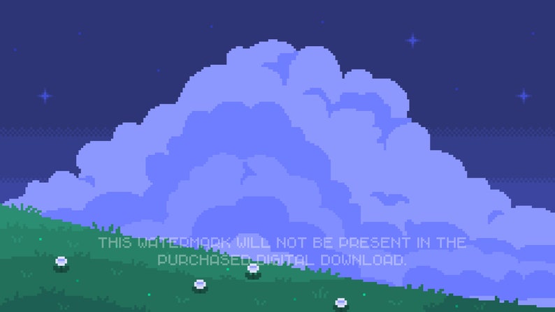 Animated Pixel Art Background for Twitch Streams Youtube - Etsy Canada