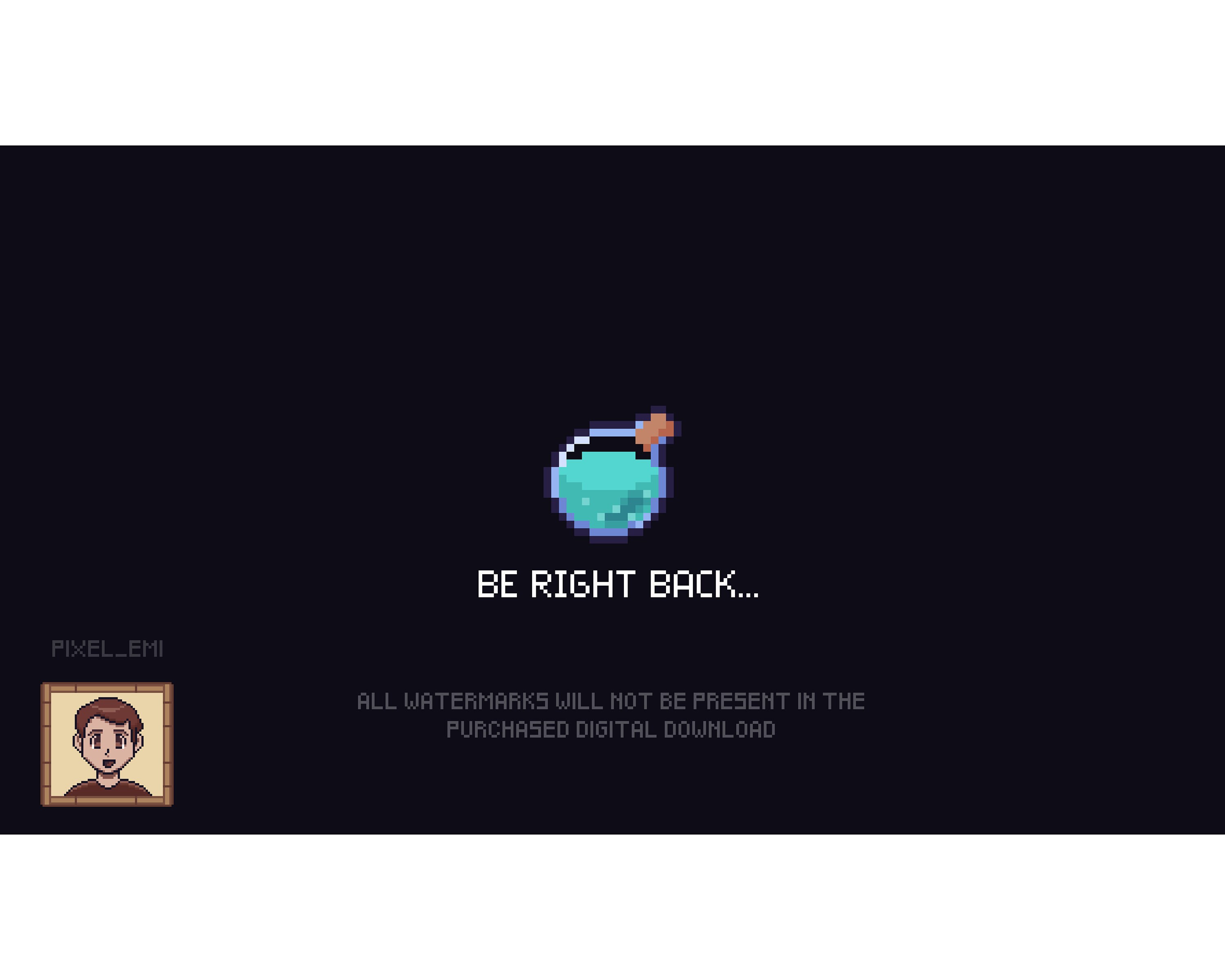 Animated Stream Scene for Twitch, Youtube , Pixel Art Loading Screen ...