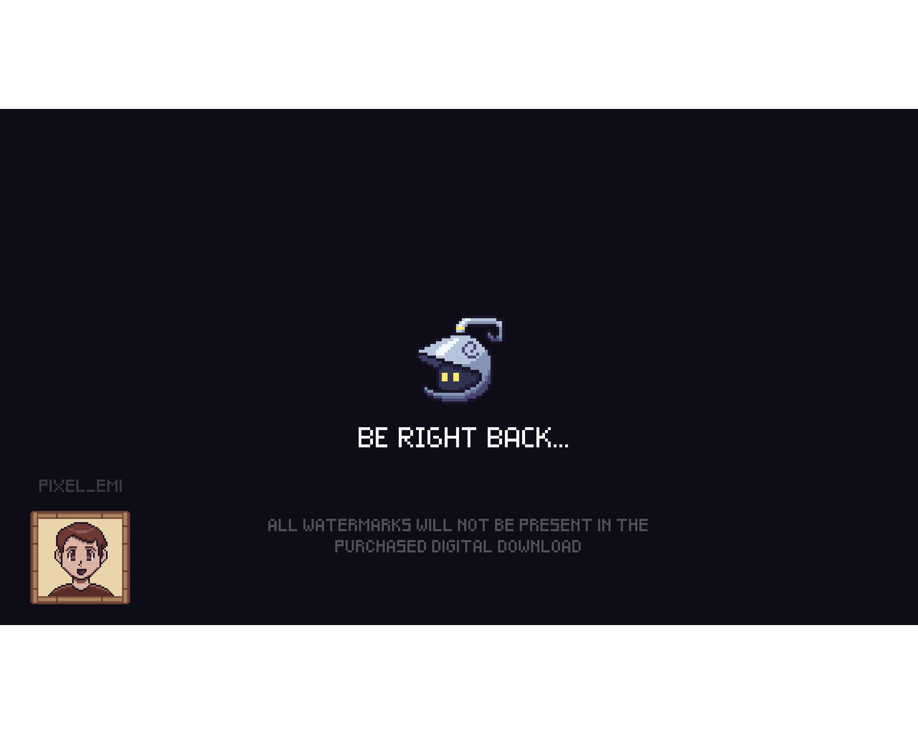 Animated Stream Scene for Twitch, Youtube , Pixel Art Loading Screen ...