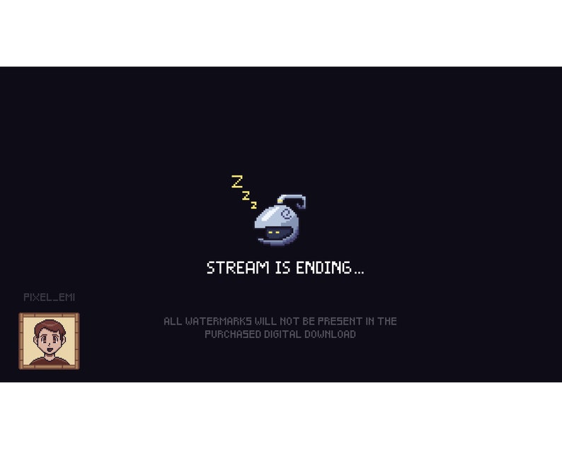 Animated Stream Scene for Twitch, Youtube , Pixel Art Loading Screen ...