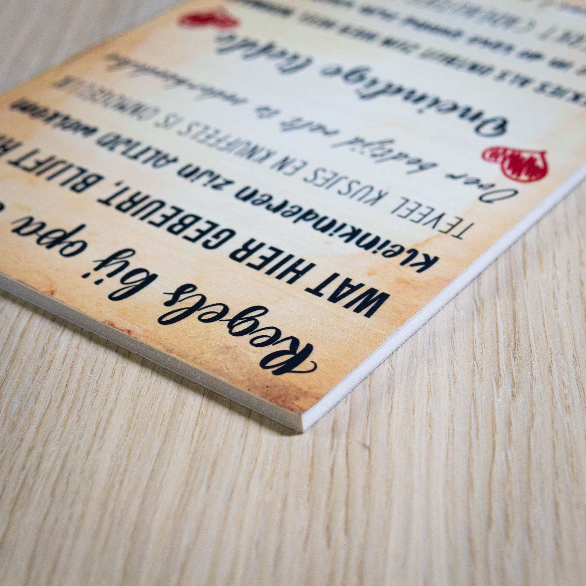 Spell Board in Our Garden Wood Vintage Funny Humor Board Text Board ...