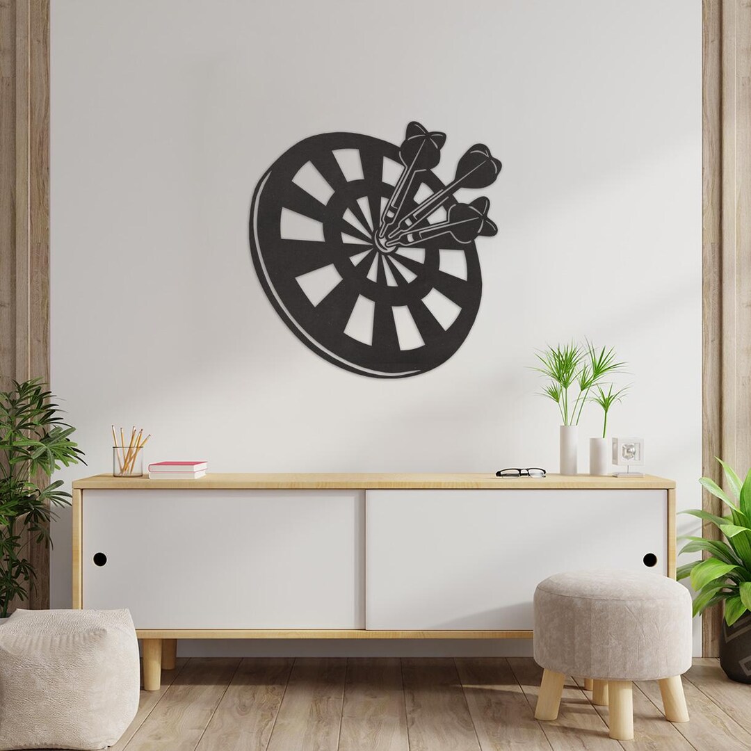 Wooden Wall Decoration Darts, Wall Decoration Living Room, Wall ...