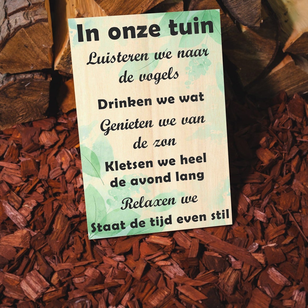 Spell Board in Our Garden Wood Vintage Funny Humor Board Text Board ...