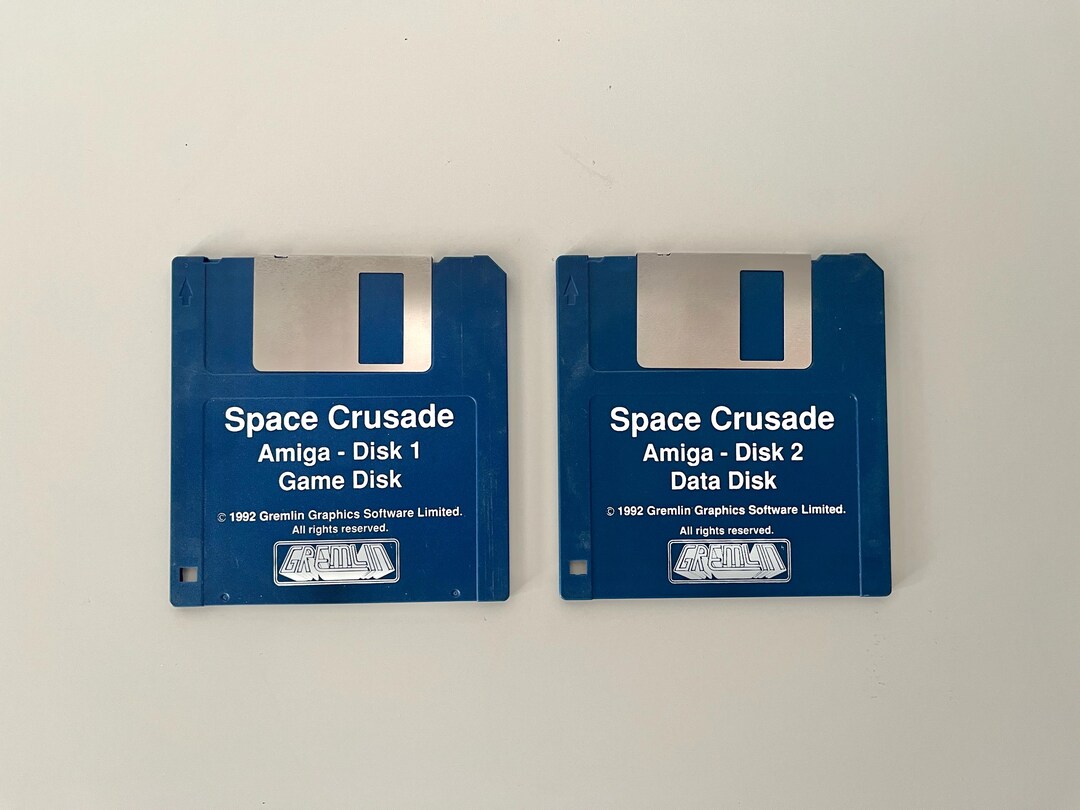 VERY RARE Space Crusade Commodore Amiga (pre-owned) – 2 Disks | Very ...