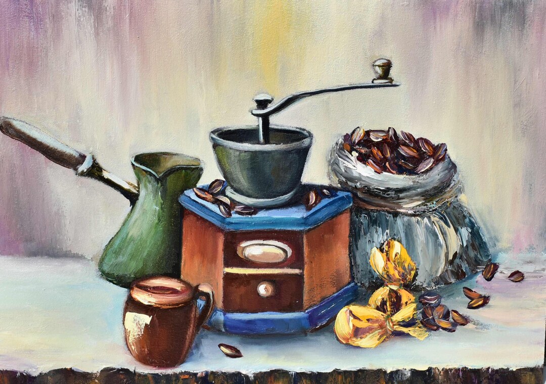 Coffee Art Still Life Kitchen Original Artwork Coffee Wall Art Drink ...