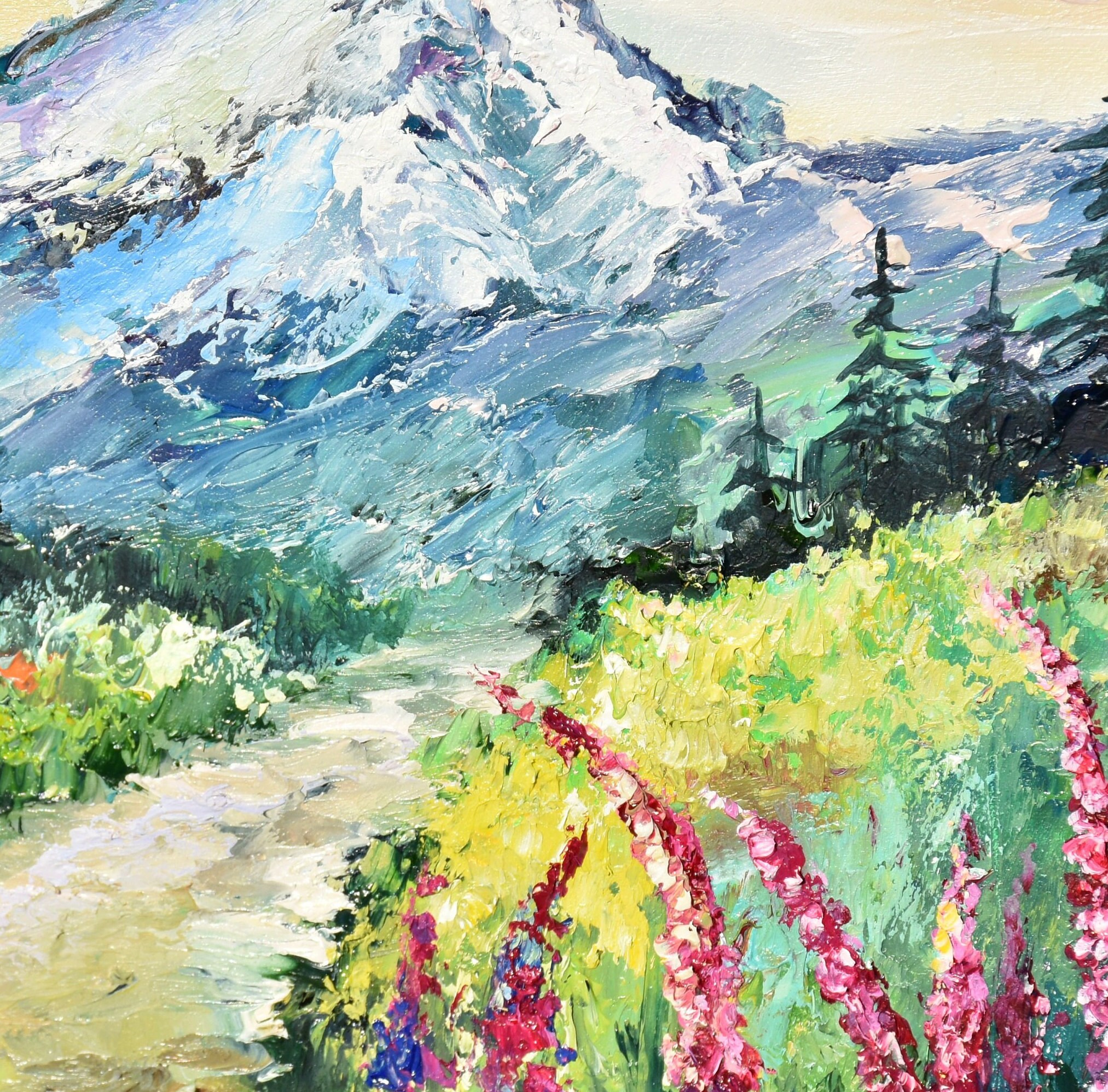 Mini Landscape Mountain Landscape Miniature Art Mountain Fine Art ...