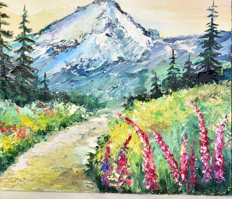 Mini Landscape Mountain Landscape Miniature Art Mountain Fine Art ...