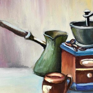 Coffee Art Original Artwork Still Life Kitchen Original Art Coffee Wall ...