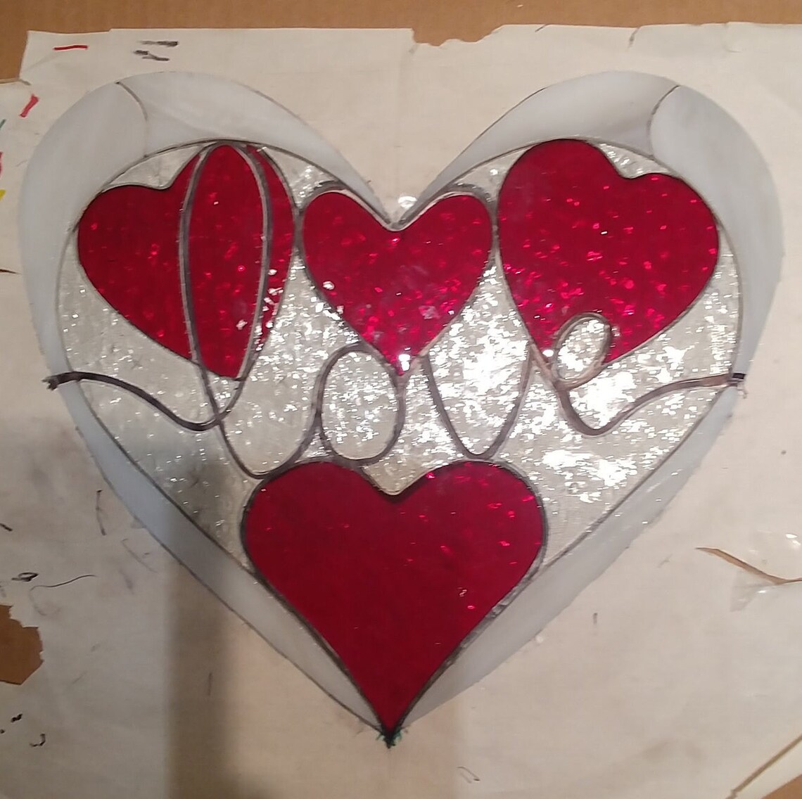 Stained Glass Heart - Etsy
