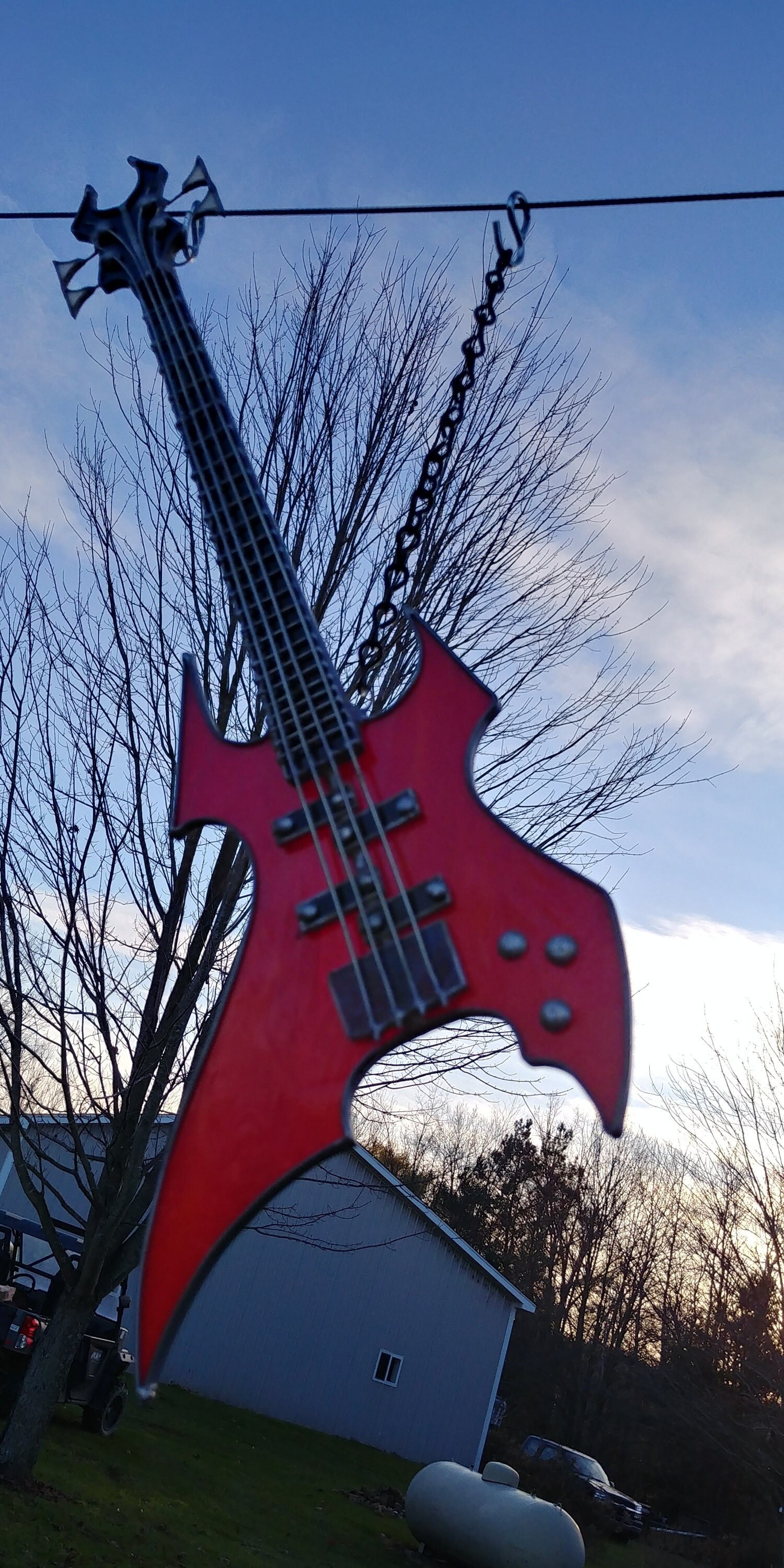 Stained Glass Electric Bass Guitar - Etsy