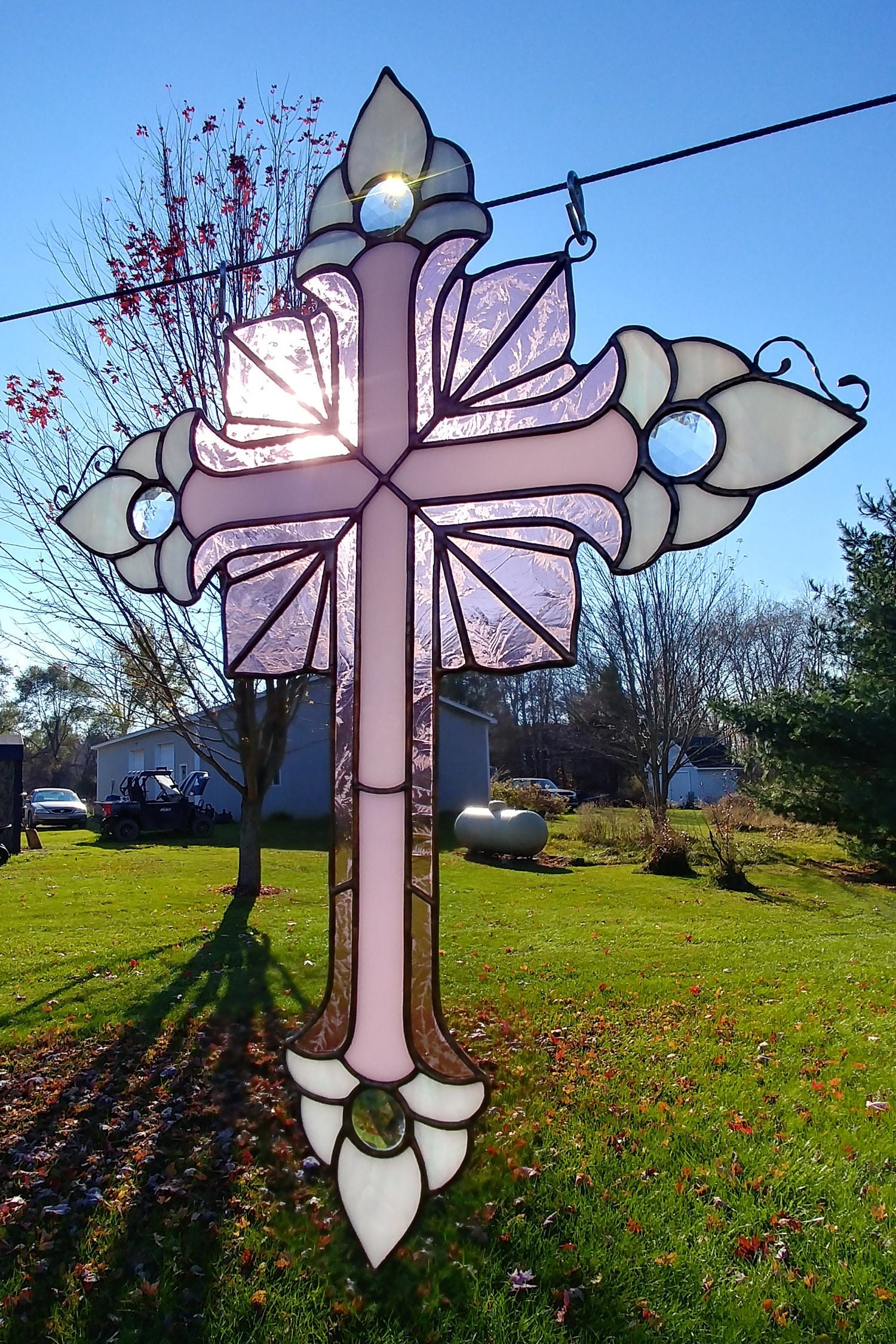 Stained Glass Cross - Etsy