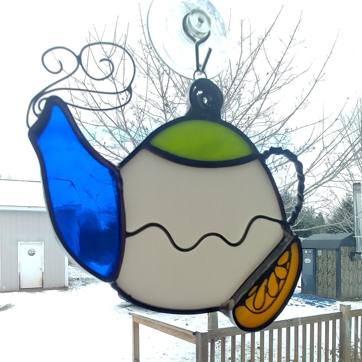 Stained Glass Tea Pot - Etsy