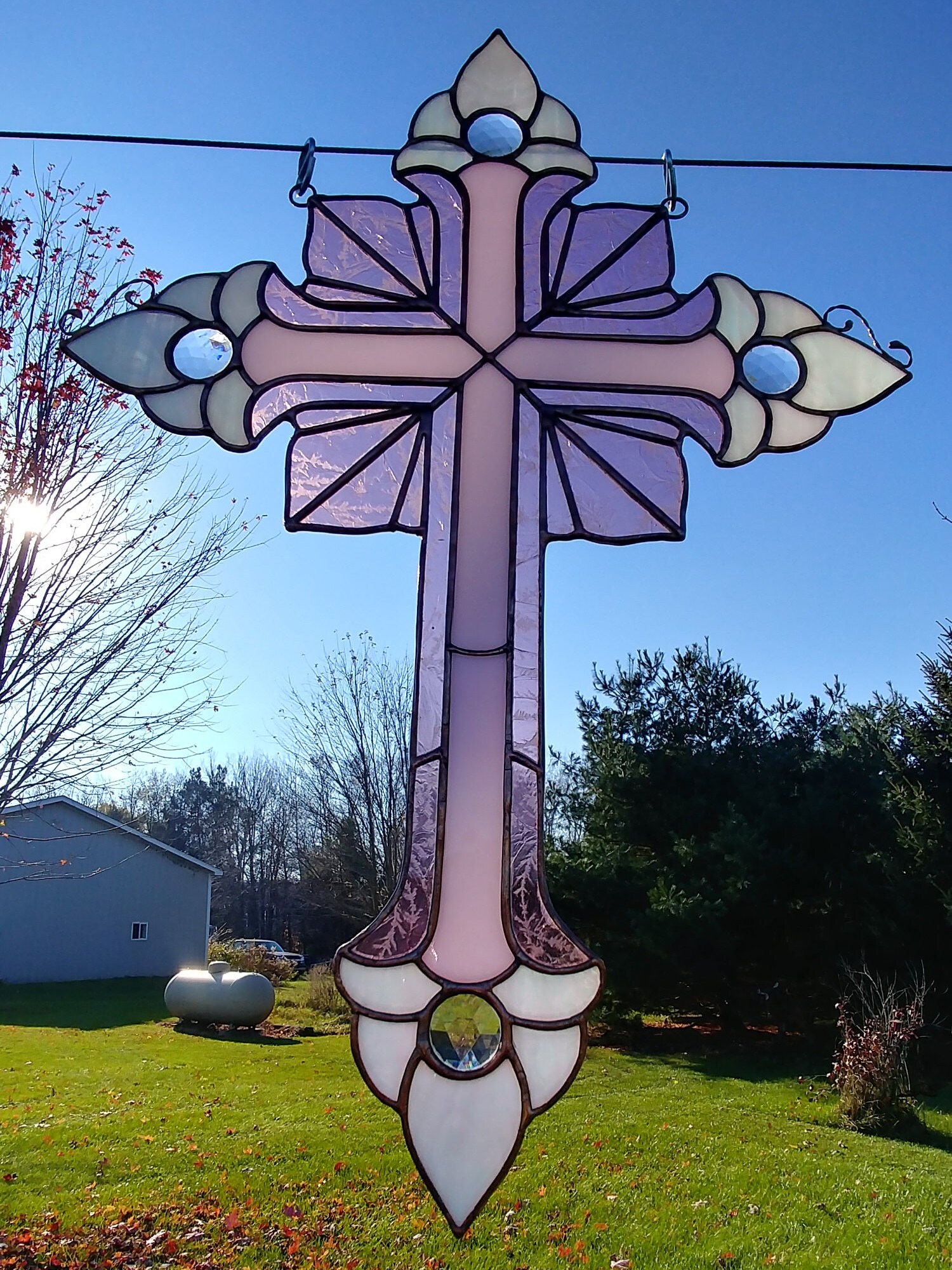 Stained Glass Cross - Etsy