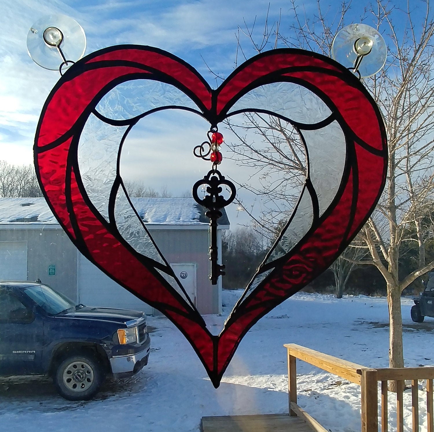Stained Glass Heart - Etsy