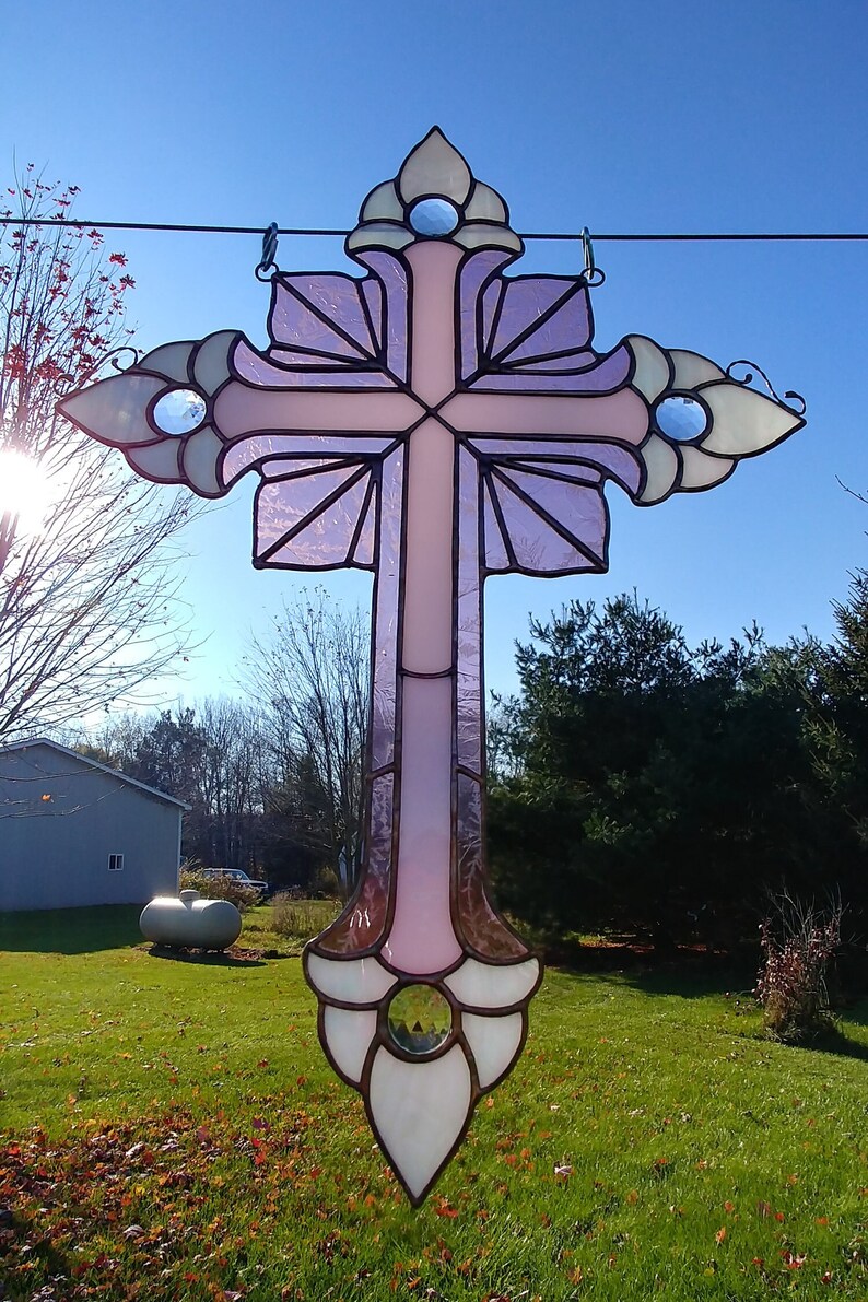 Stained Glass Cross - Etsy