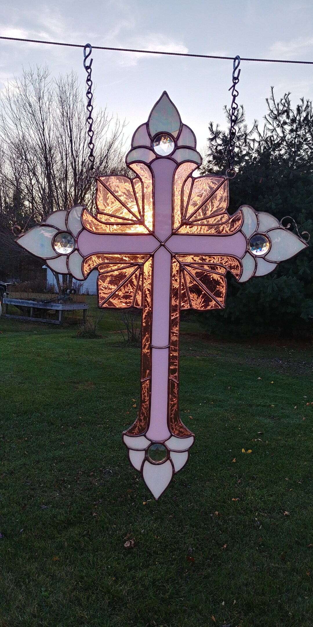 Stained Glass Cross - Etsy