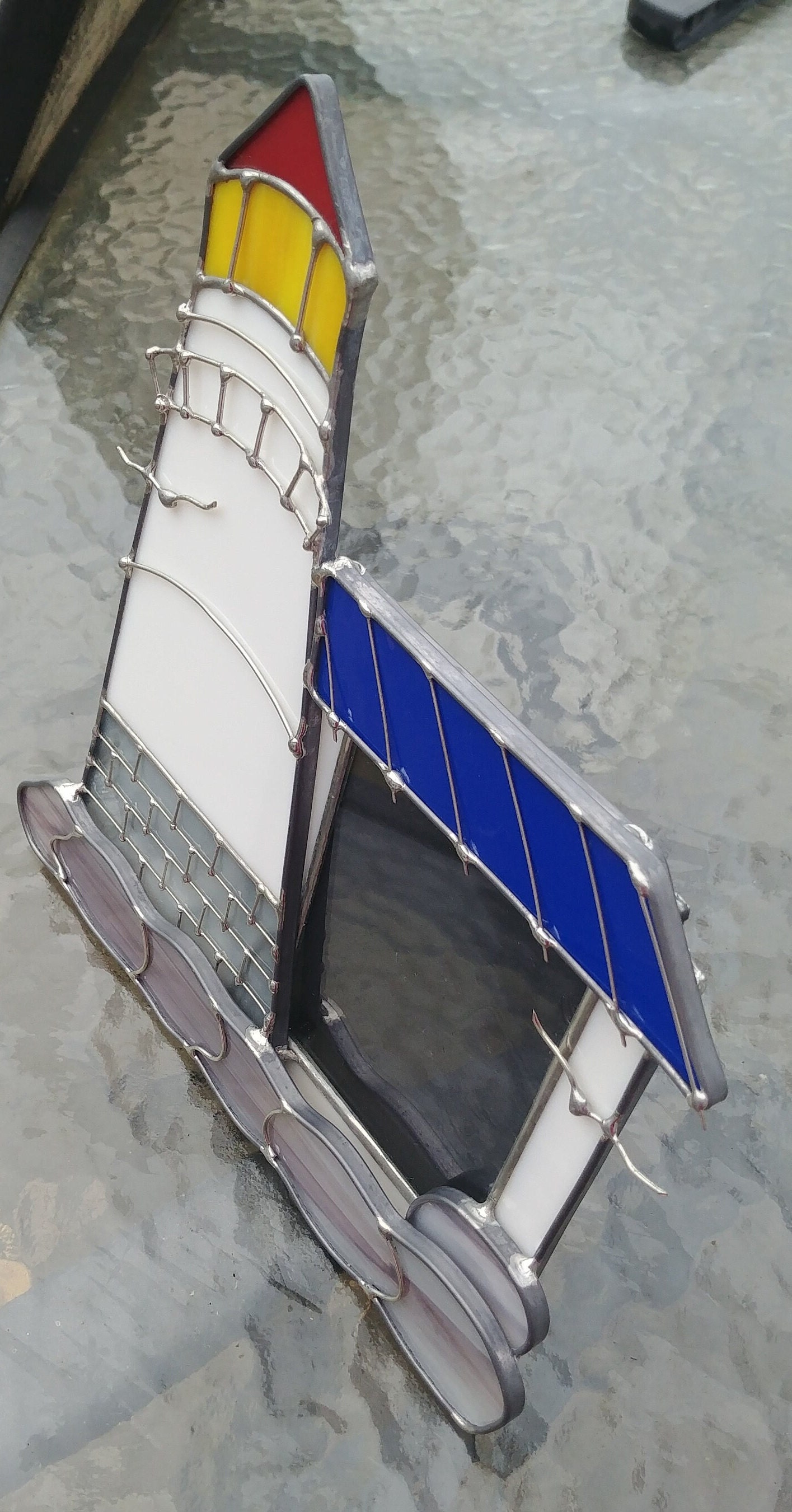 Stained Glass Lighthouse Picture Frame - Etsy