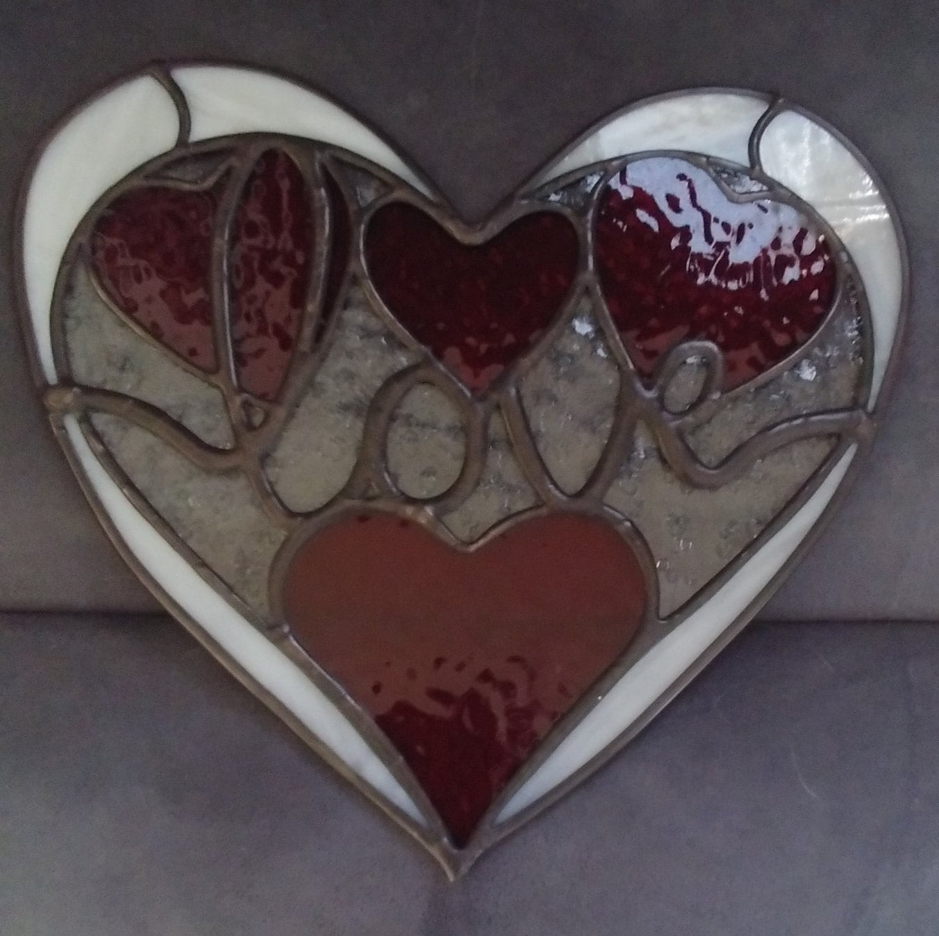 Stained Glass Heart - Etsy