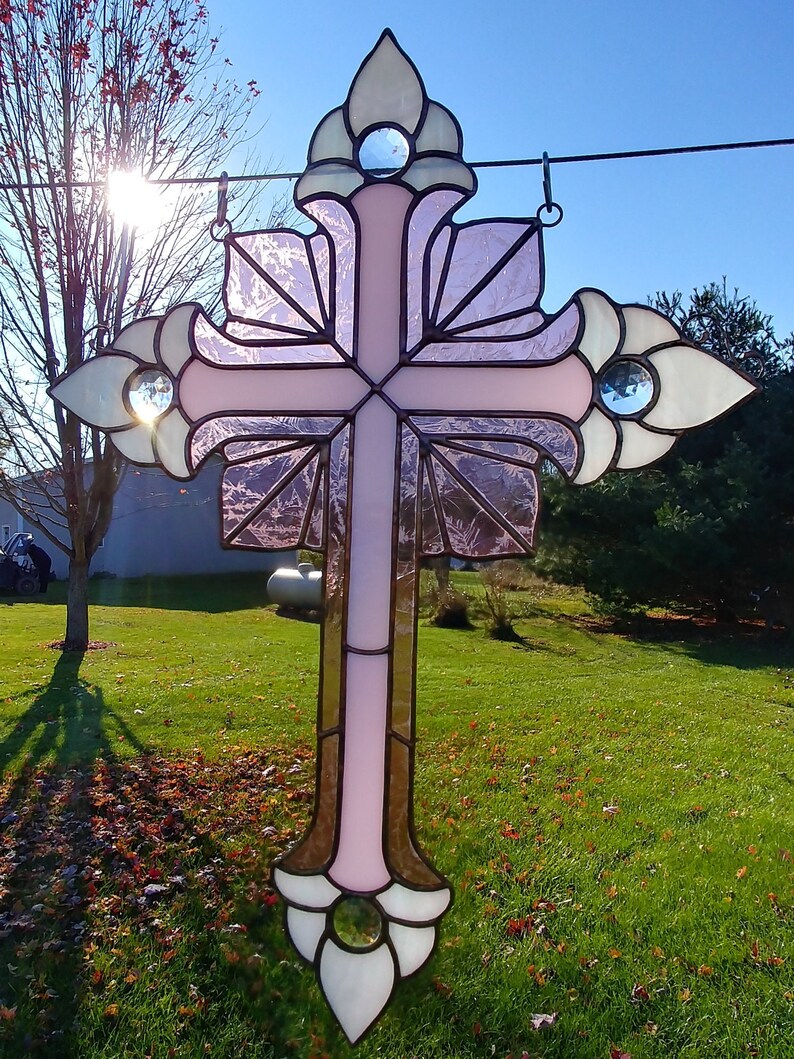 Stained Glass Cross - Etsy