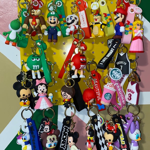 Cartoon Keychain - Etsy