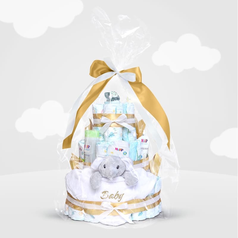 Windeltorte neutral - Premium Windeltorte, Junge & Mädchen ...