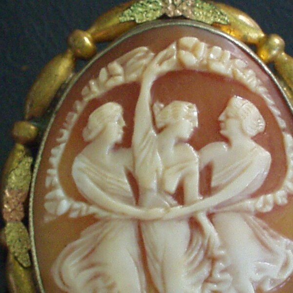 Three Muses Cameo - Etsy
