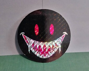 Evil Smiley Face Sticker - Etsy